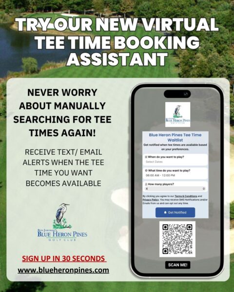 Tee Time Assistant - Blue Heron Pines Golf Club