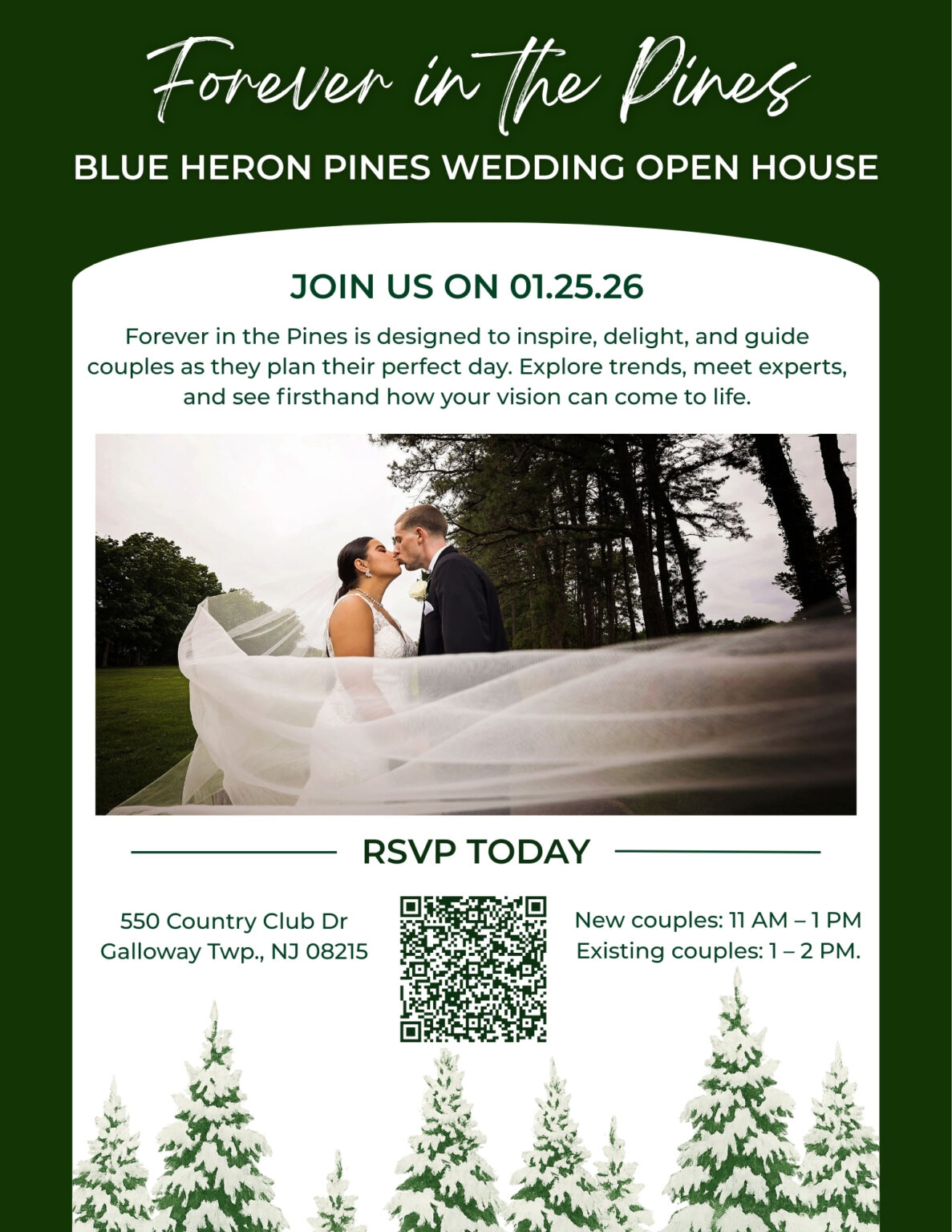 Forever in the Pines Wedding Open House - Blue Heron Pines Golf Club